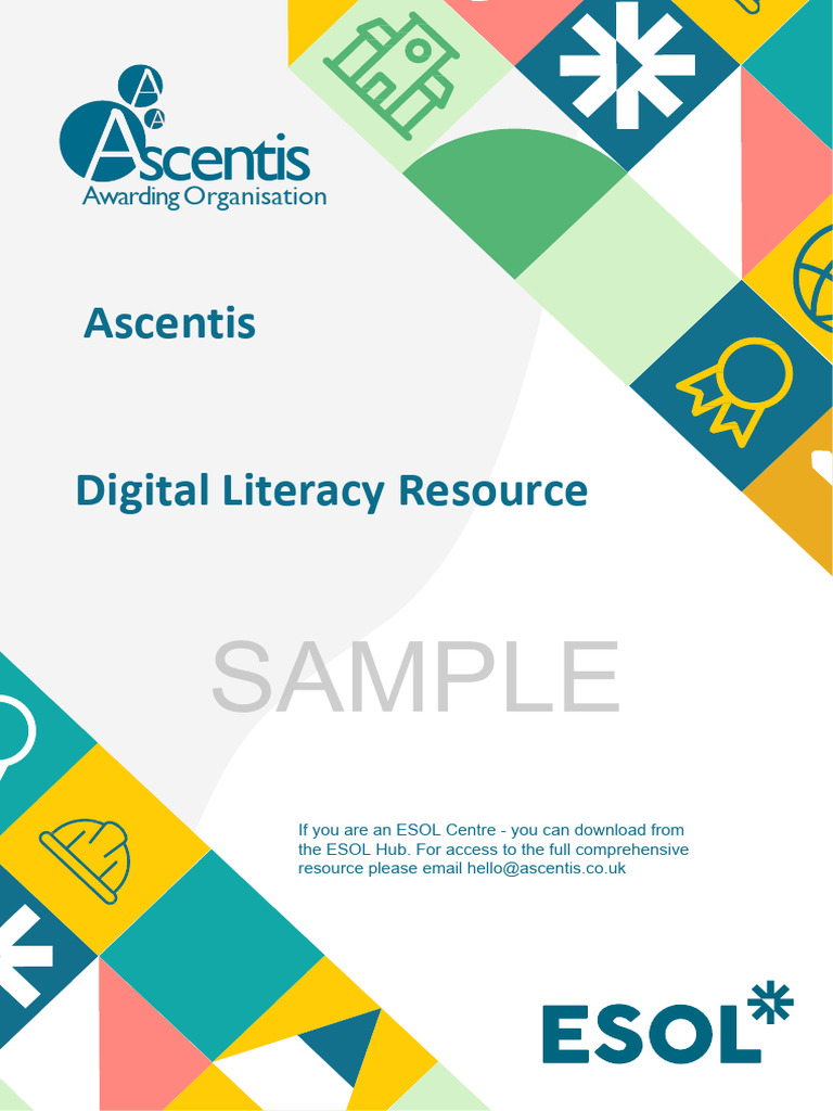 Digital Literacy Resource - Sample - Formatted | PDF | Icon (Computing ...