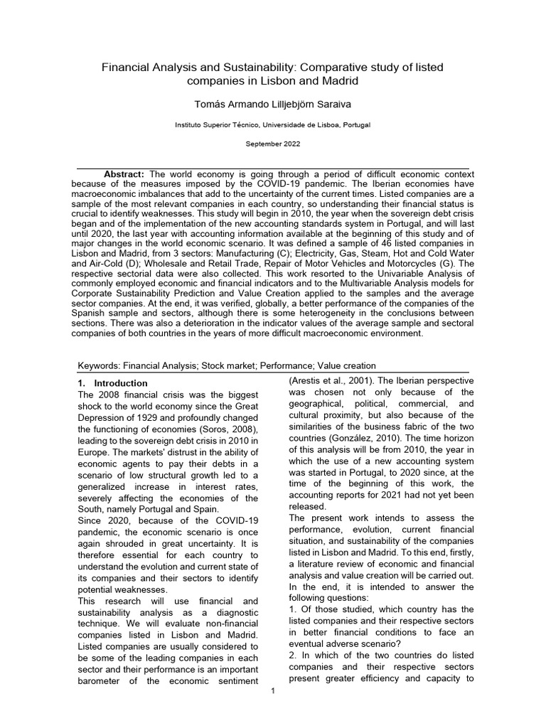 Extended Abstract | PDF | Cost Of Capital | Valuation (Finance)