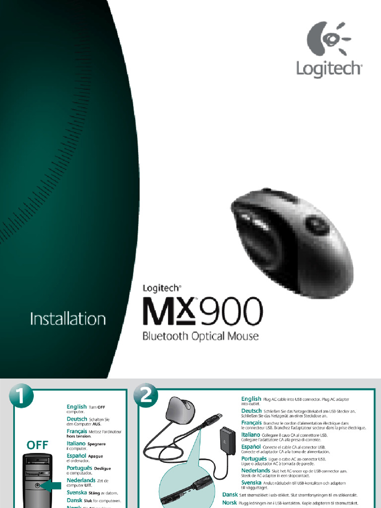 Logitech MX900 Mouse | PDF