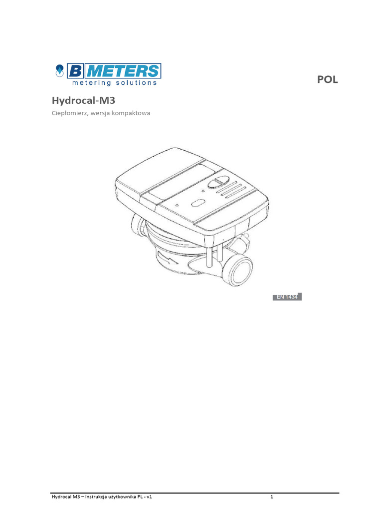 Hydrocal M3 Instrukcja Uzytkownika PL v1.2 2 | PDF