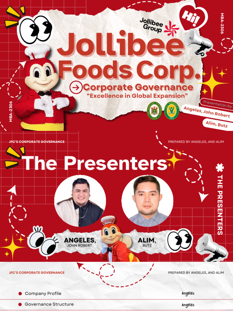 Jollibee Foods Corp: Corporate Governance Overview | PDF | Governance