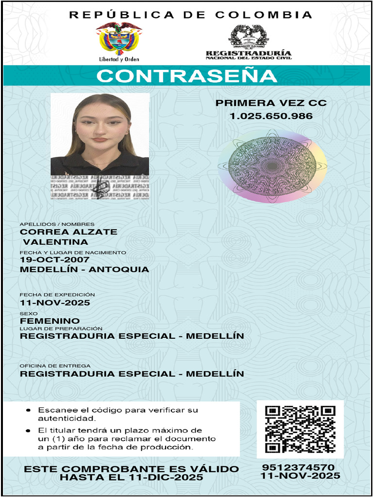 Comprobante de Documento en Trámite | PDF