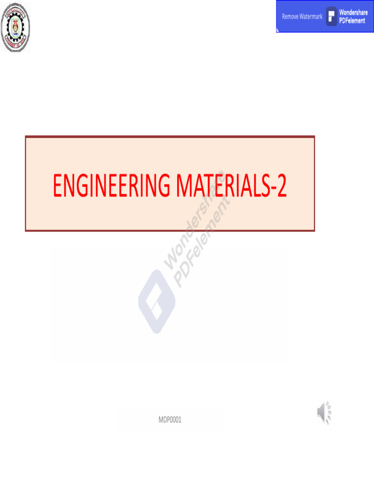 Engineering Materials - 2 | PDF