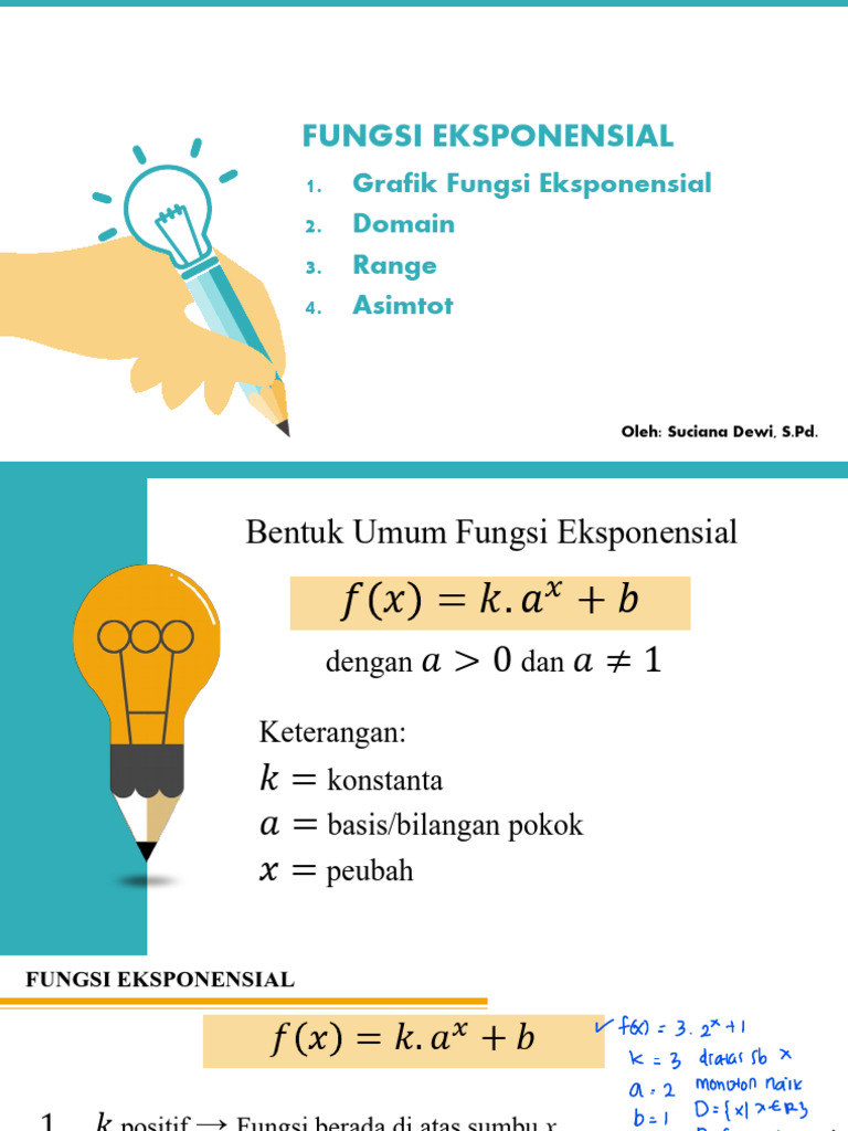 Grafik Monoton Naik Fungsi Eksponensial | PDF