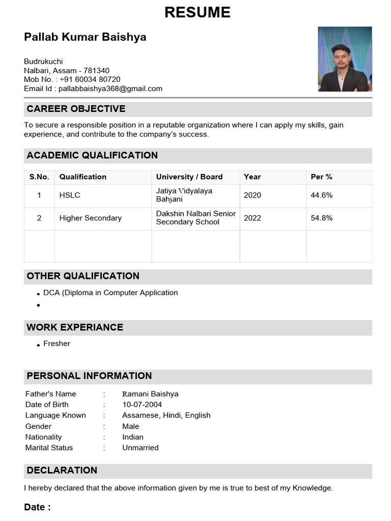 Pallab Final Resume | PDF