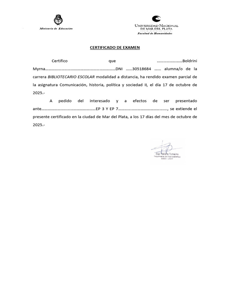 Certifica Do | PDF