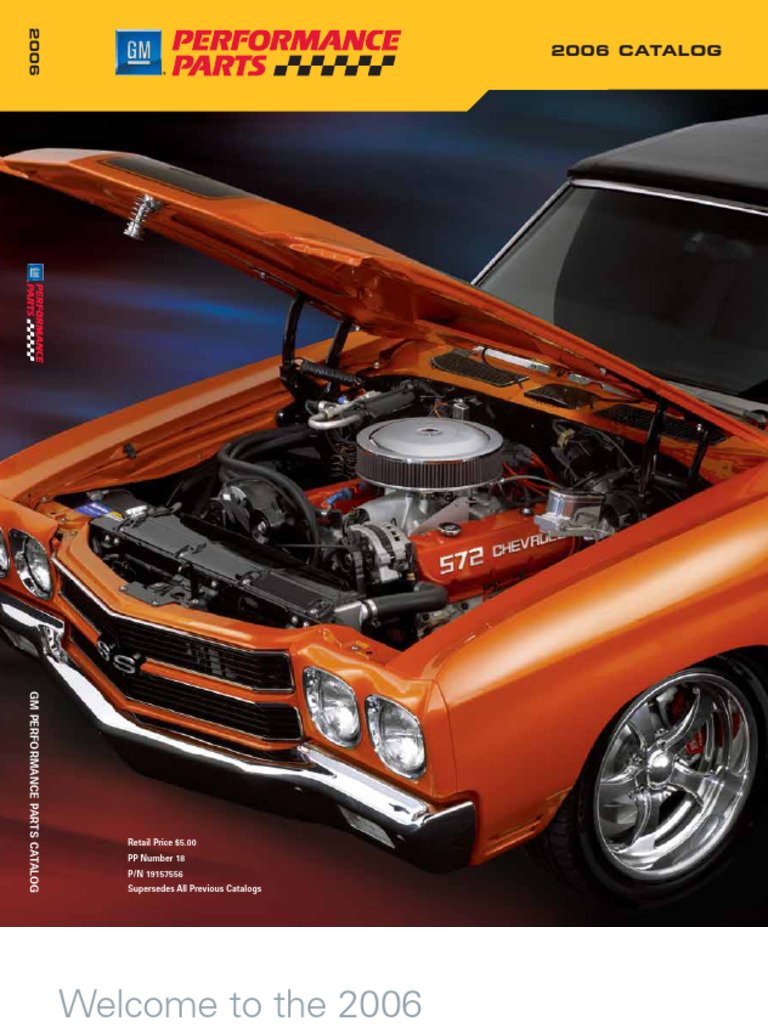 2006 GM Performance Parts Catalog | PDF | Rotating Machines | Vehicles