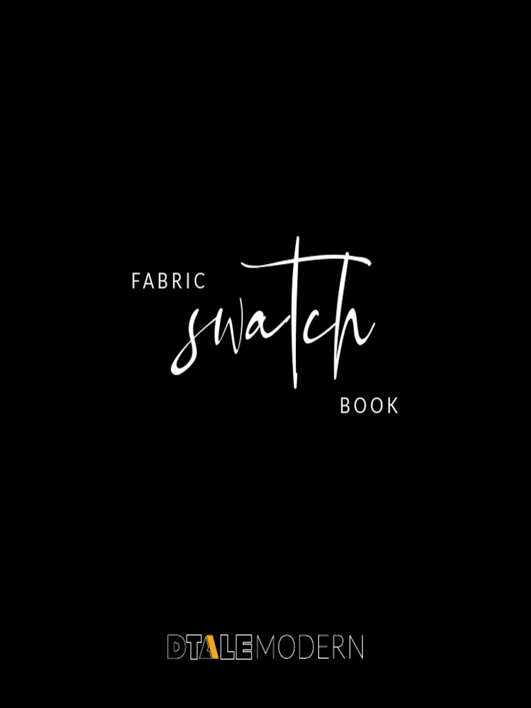 Fabric Swatch Book PDF | PDF