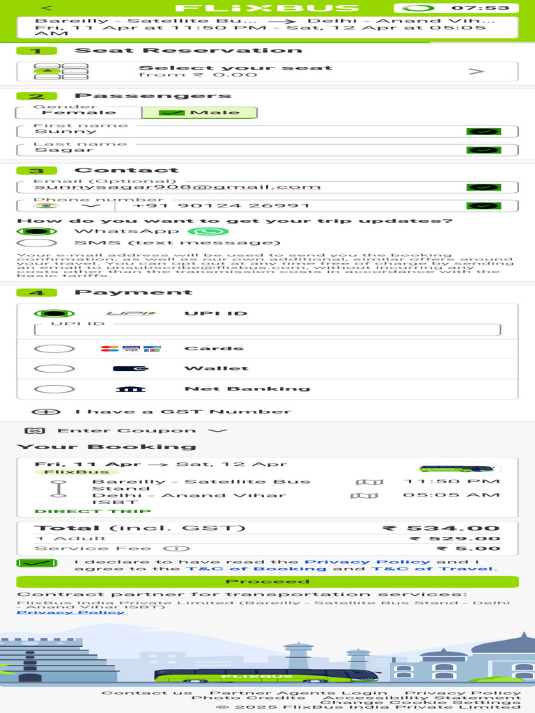 Checkout FlixBus 2 | PDF
