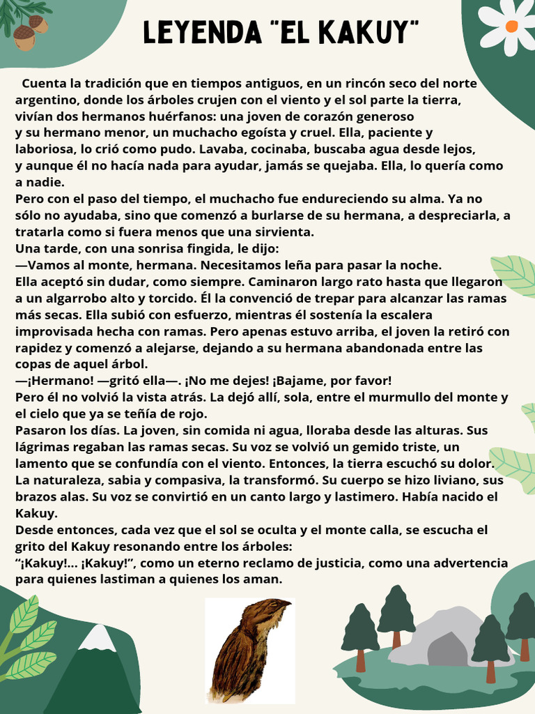 Leyenda del Kakuy: Justicia y Transformación | PDF