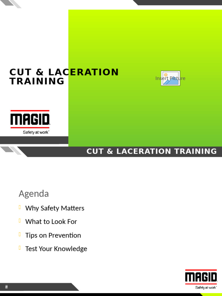 Preventing Cuts and Laceration Training (MAGID) | PDF | Personal ...