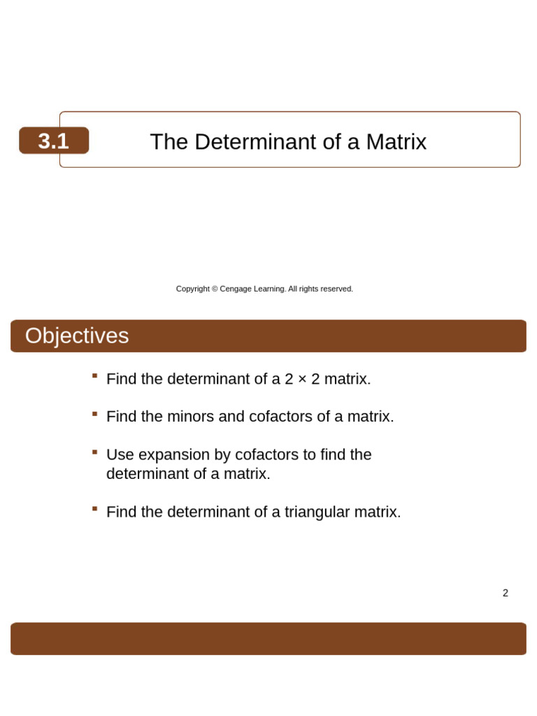 Determinants | PDF | Determinant | Matrix (Mathematics)