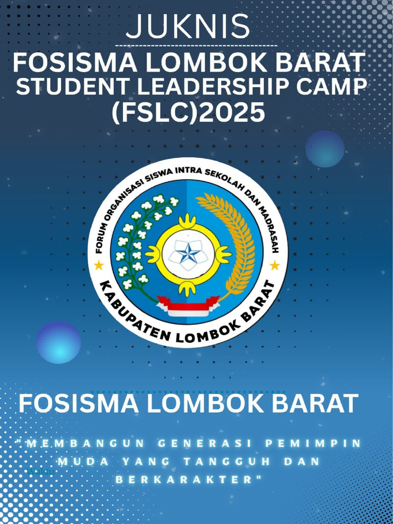 FSLC 2025: Pelatihan Kepemimpinan OSIS Lombok | PDF