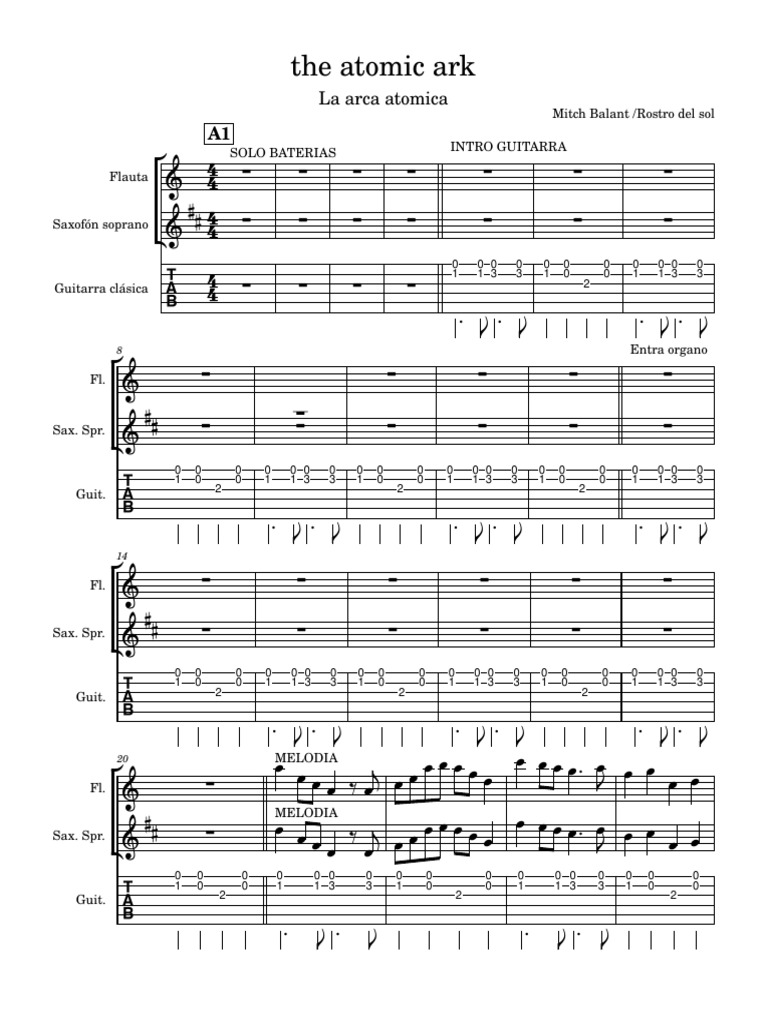 Atomic Ark Sax | PDF