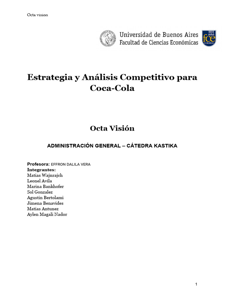 Administración General - Octa Vision | PDF | Marca | Marketing