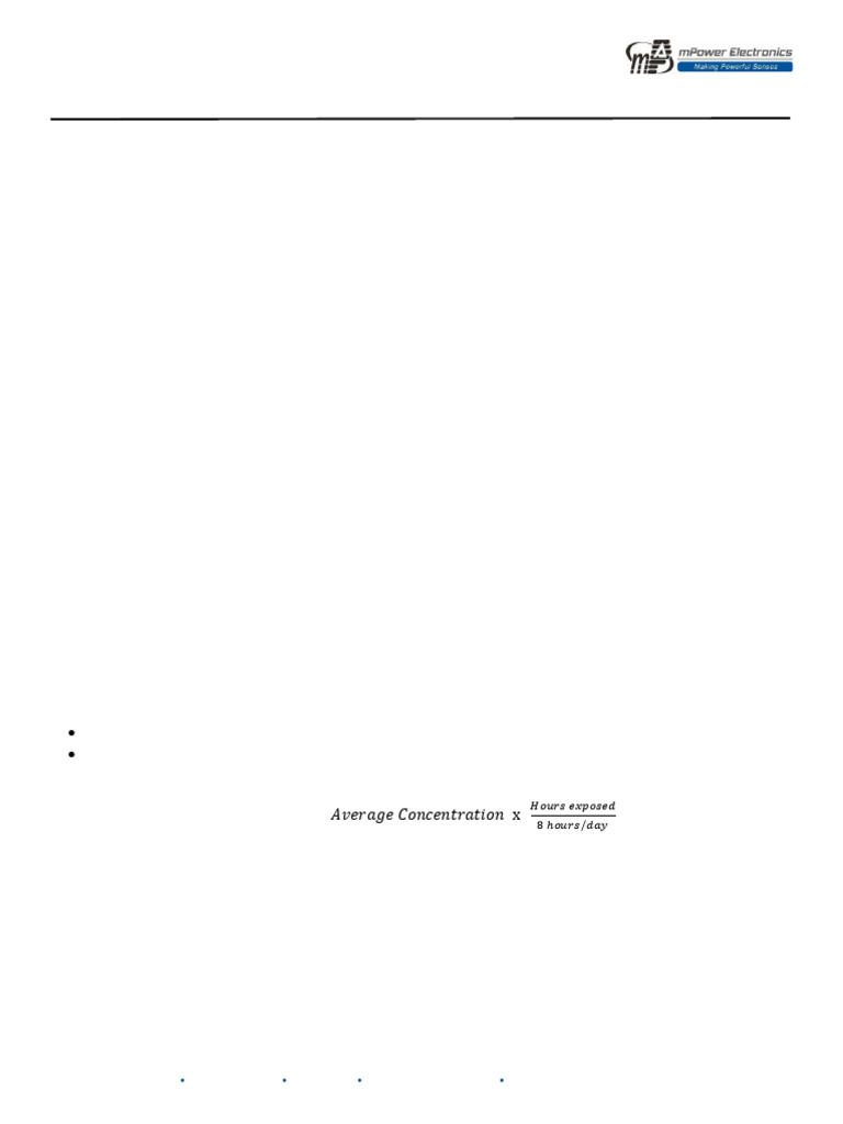 Understanding Workplace Vapour Exposure Limits | PDF | Occupational ...