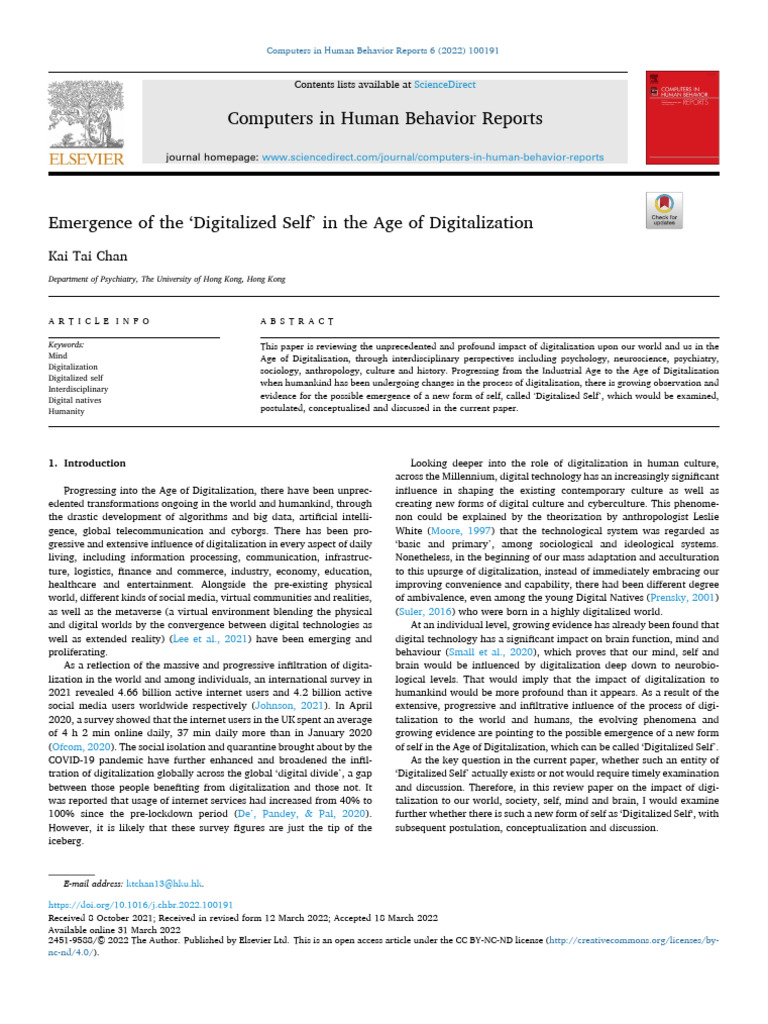 chan (1) | PDF | Behavioural Sciences | Cognitive Science