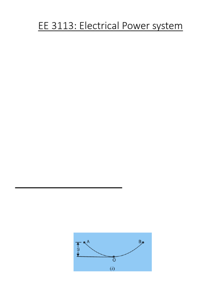 Lecture-8 Sag and Tension | PDF | Electricity | Mechanical Engineering