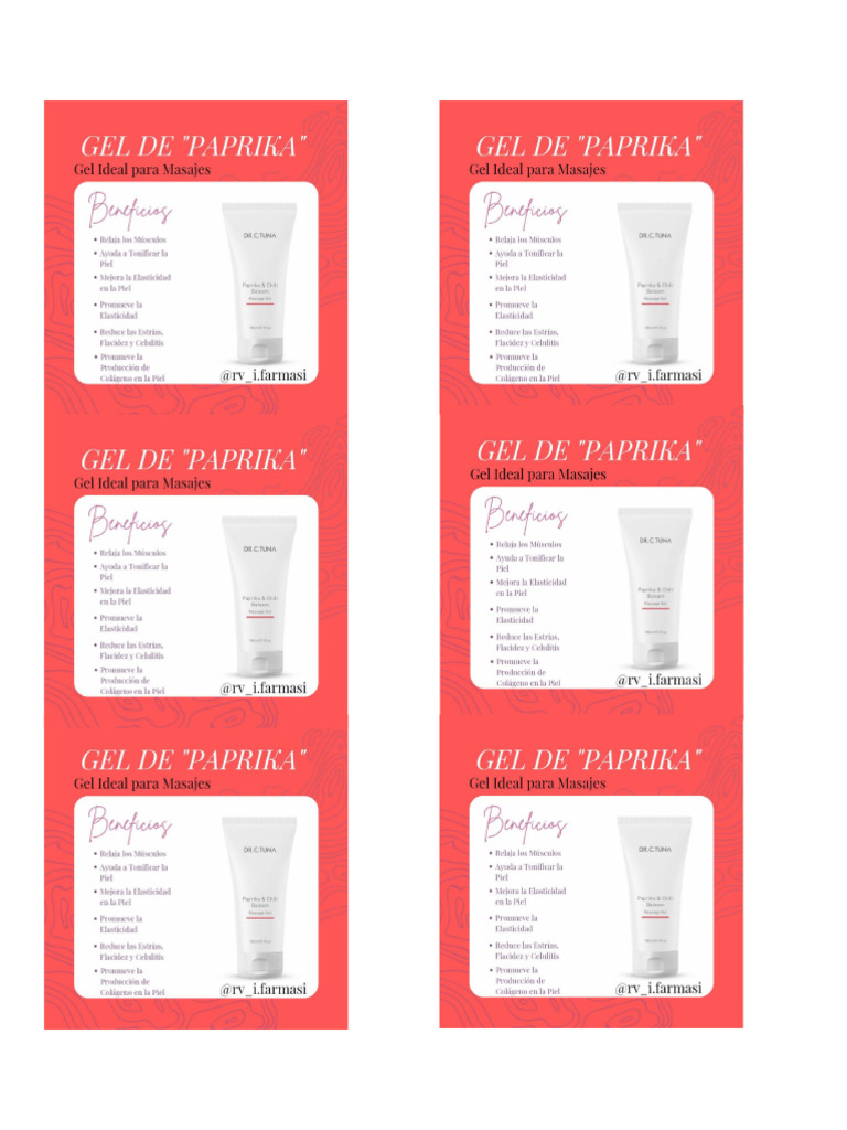 Gel de Paprika | PDF
