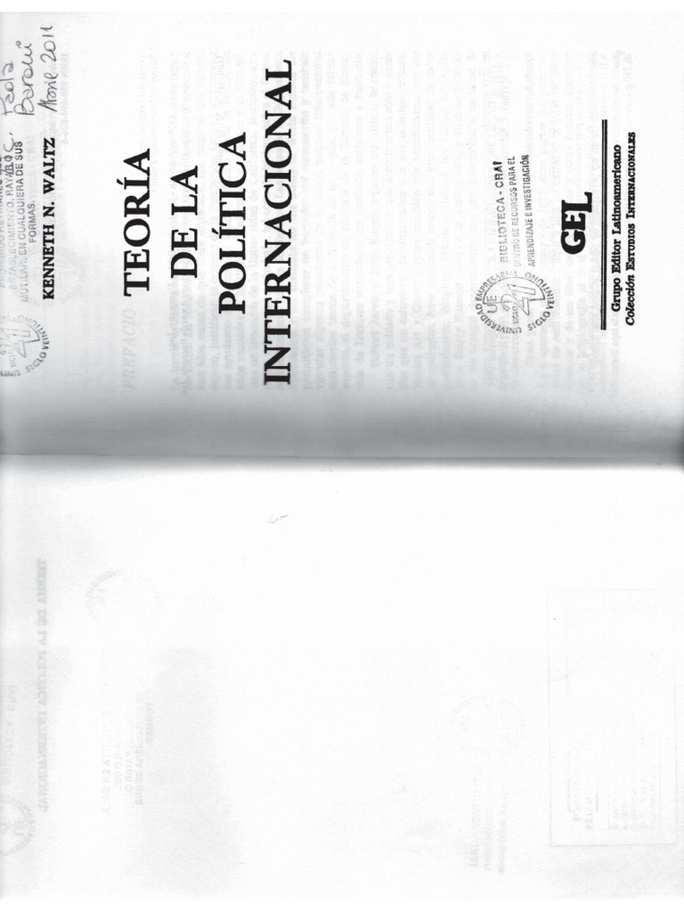 Kenneth Waltz (1988) Cap 4 | PDF