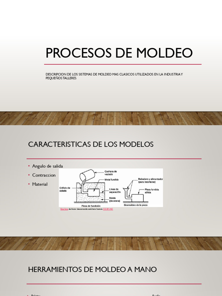 PROCESOS de MOLDEO Presentacion X | PDF