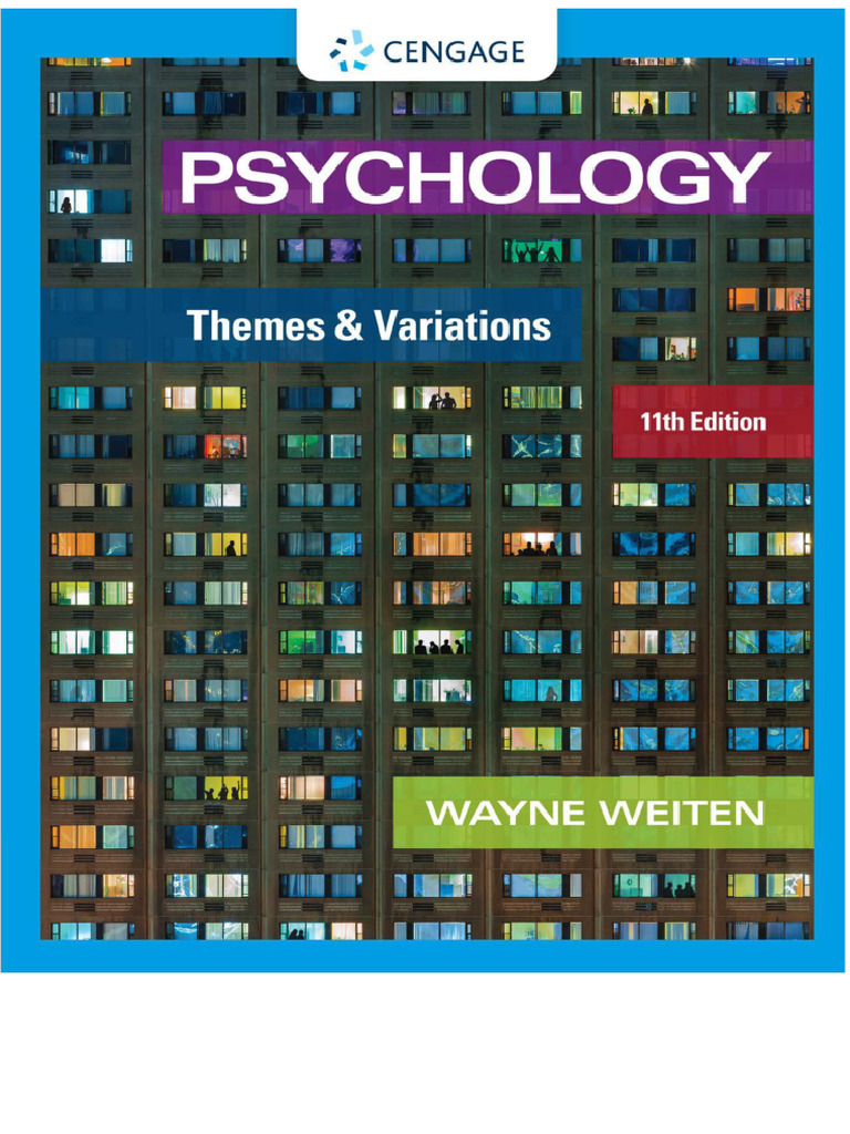 Wayne Weiten Psychology Themes and Variations Cengage.01 | PDF