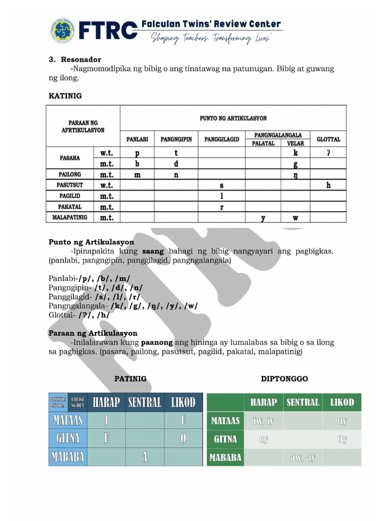 FTRC Structura October2 | PDF