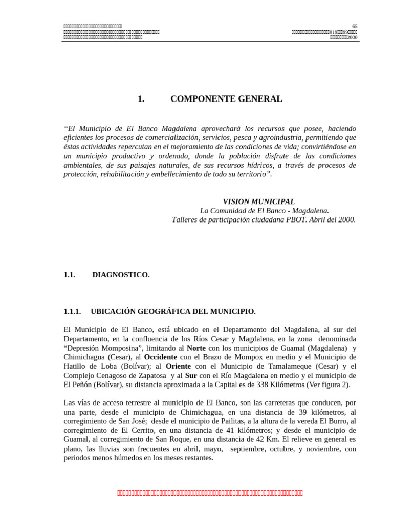 Pbot 2 Componente General | PDF | Colombia | Residuos