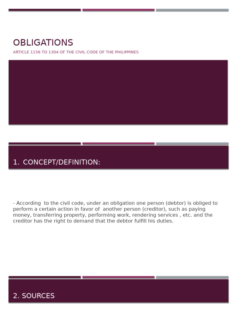 Obligations Power Point | PDF | Justice | Crime & Violence