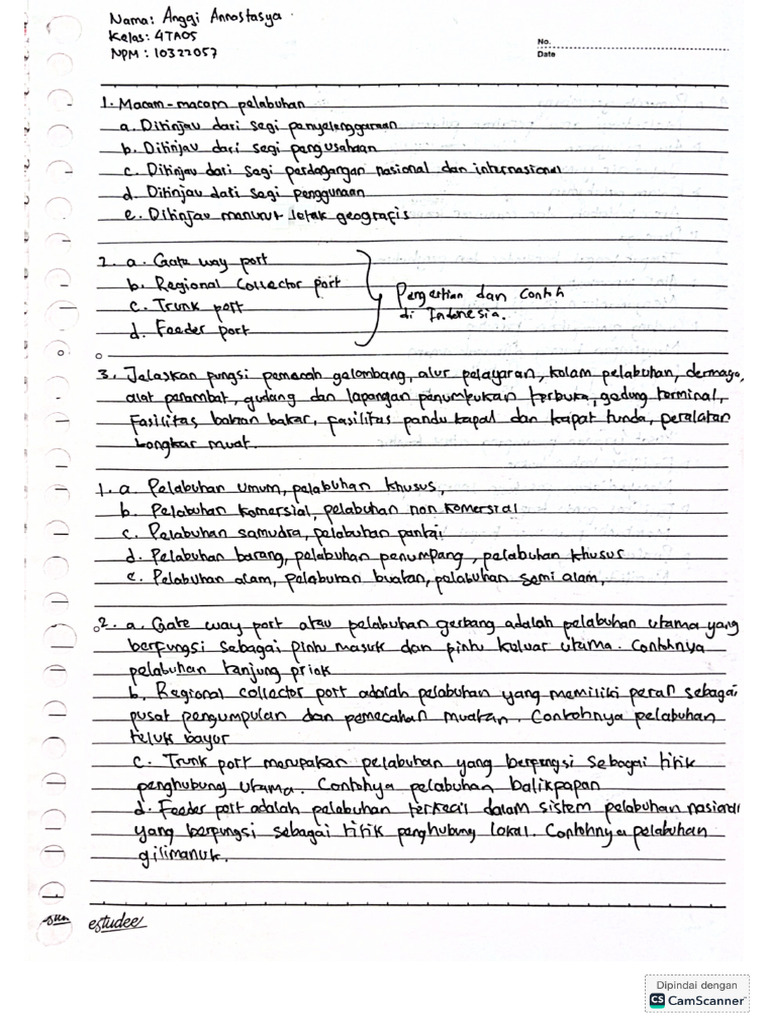 Anggi Annastasya 10322057 Tugas 1 | PDF