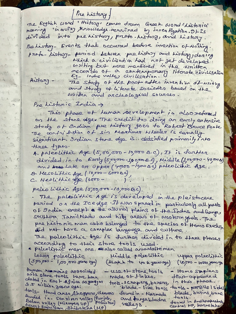 Pre History | PDF