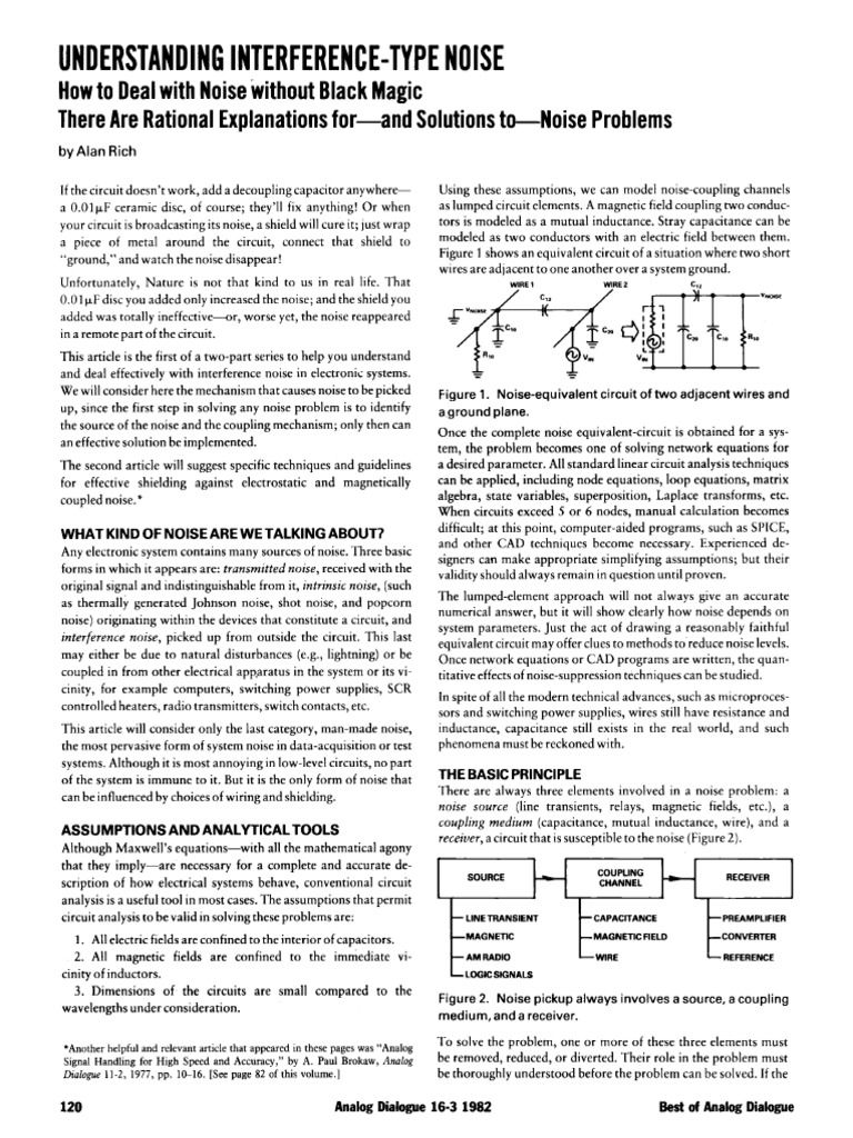 1 - Understanding Interference-Type Noise | PDF
