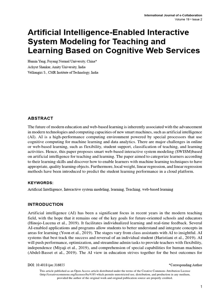 AI-Driven Interactive Learning Models | PDF | Educational Technology ...