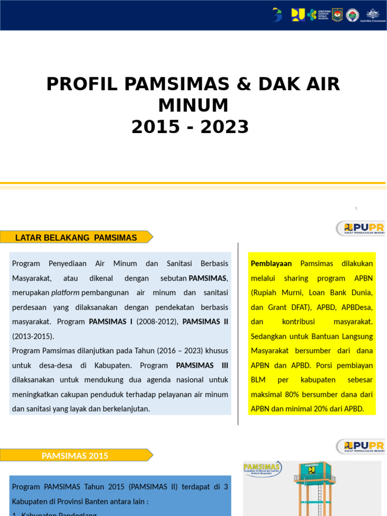 8. PROFIL DAK PAMSIMAS | PDF