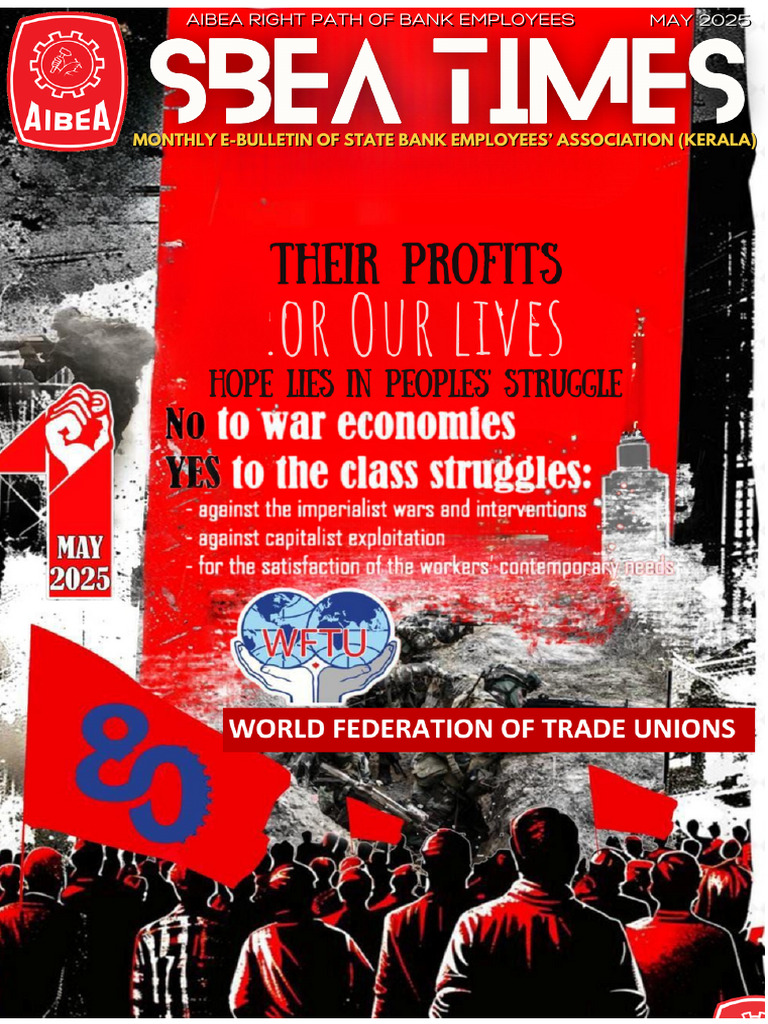 AIBEA May 2025: Banking Ethics & Transfers | PDF | Stress (Biology) | Banks