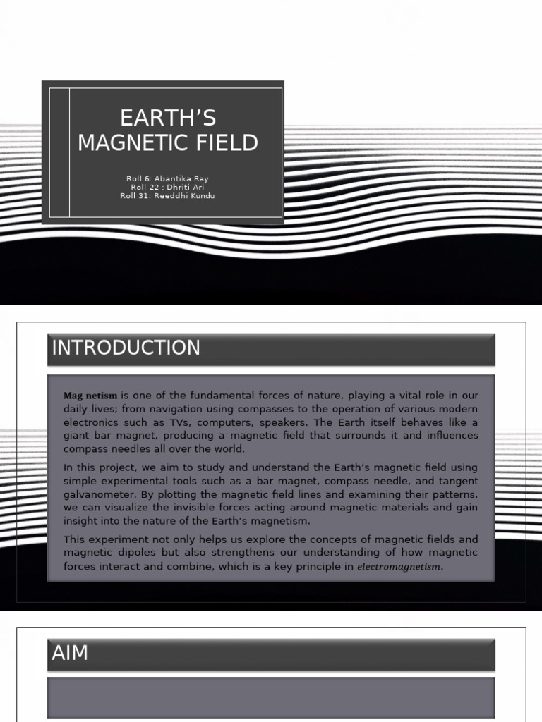 Earth S Magnetic Field Pdf Compass Magnetism