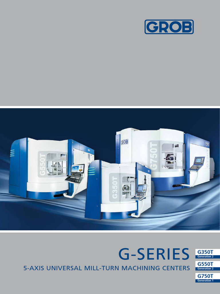 G Series - 5 Axis Mill Turn Machining Centers | PDF | Machines | Torque