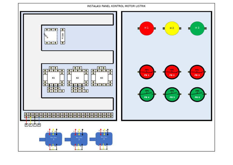 Panel Kontrol Motor revisi oke | PDF