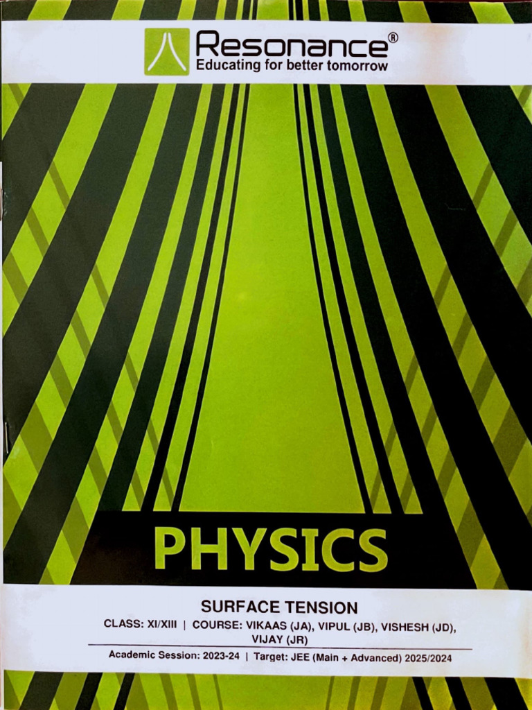 Surface Tension | PDF