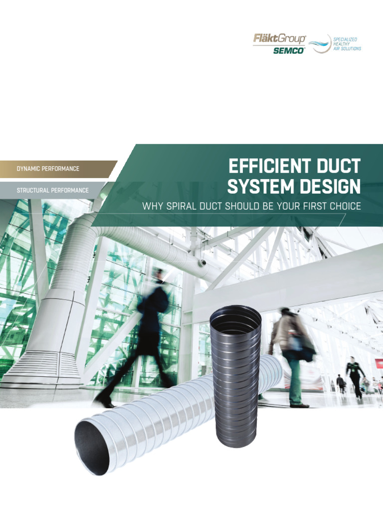 Efficient Duct System Design BR-04062023 | PDF | Duct (Flow) | Decibel