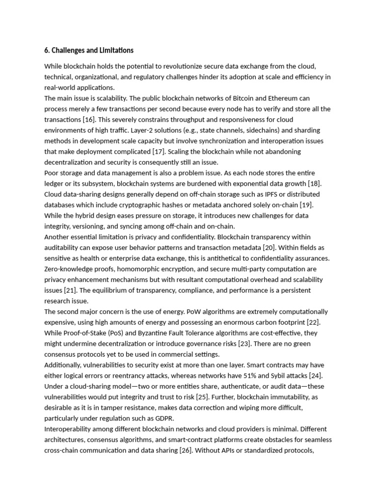 Challenges and Limitations | PDF | Computing | Information Technology ...