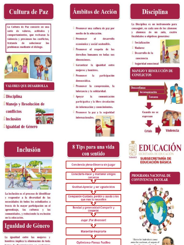 Triptico Cultural de Paz | PDF