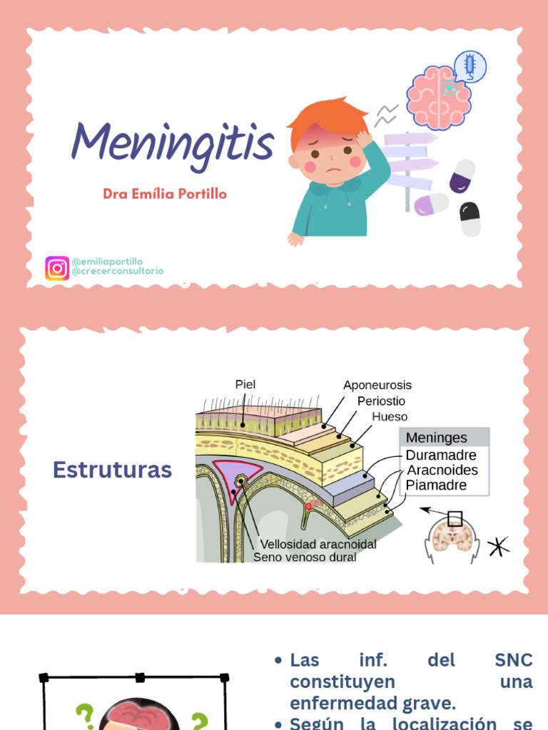 Meningitis: Tipos, Síntomas y Tratamiento | PDF | Meningitis | Fluido ...