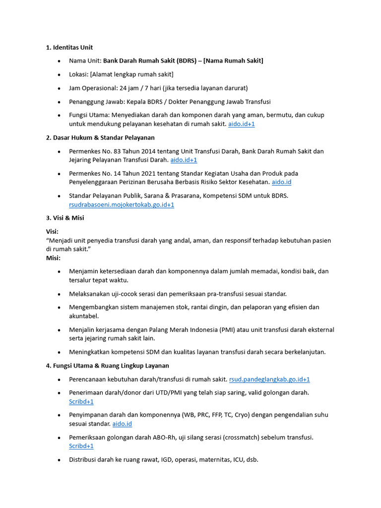 Contoh Profil Bdrs | PDF