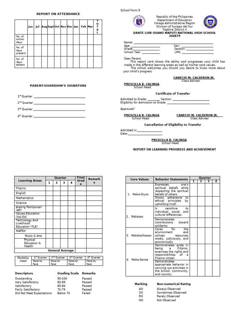 Sf9 Grade 7 Humility Matatag | PDF