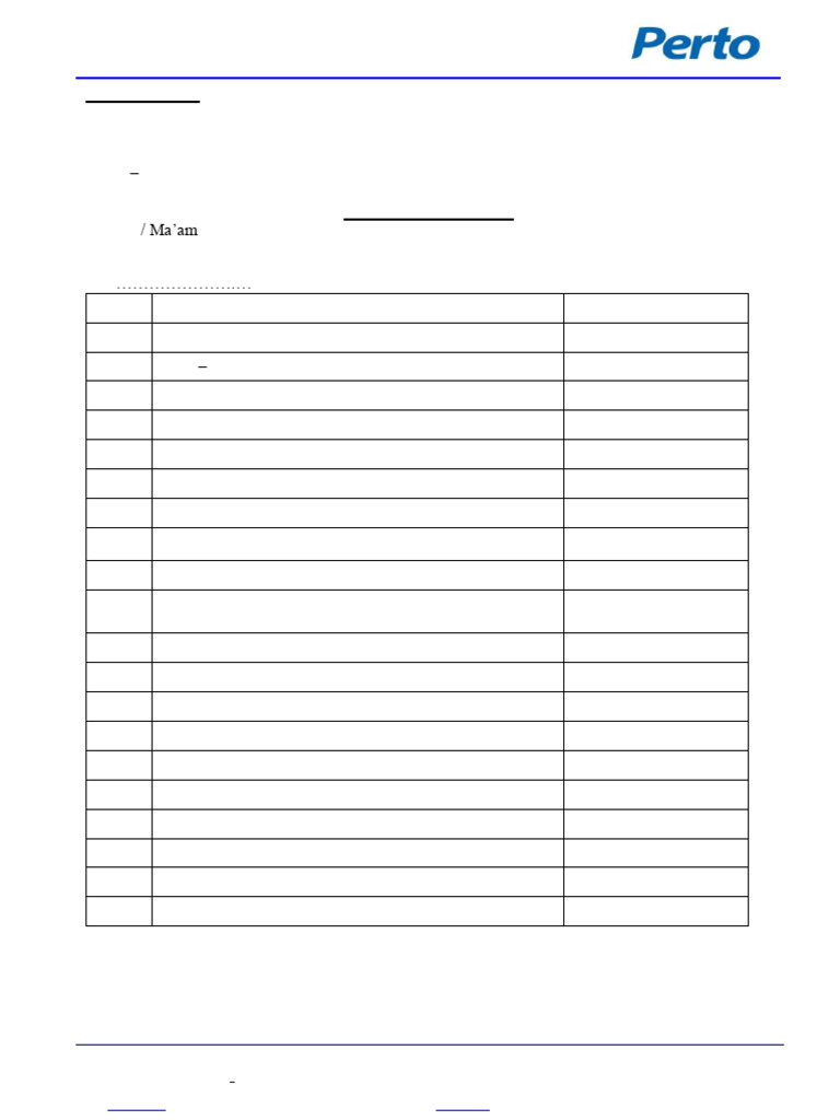 01 Joining Checklist | PDF