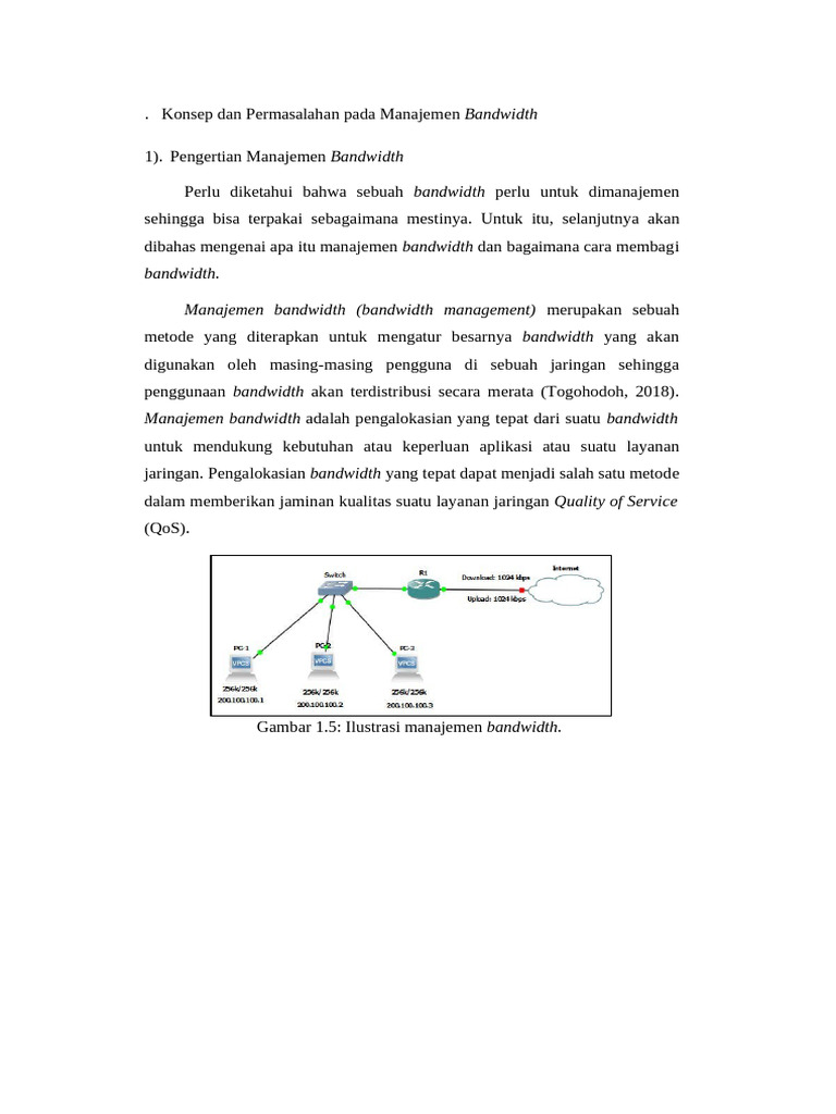 Manajemen Bandwidth dalam Jaringan | PDF