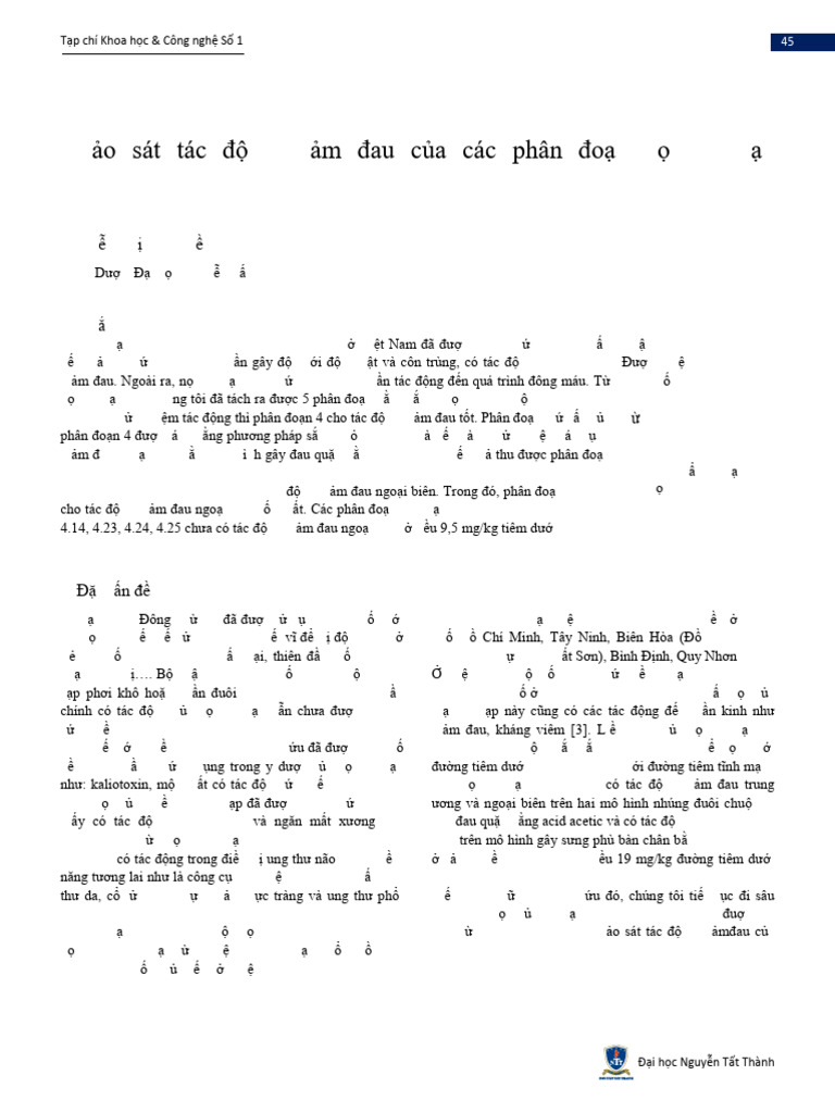 11 Khao Sat Tac Dong Giam Dau Cua Phan Doan Noc Bo Cap | PDF
