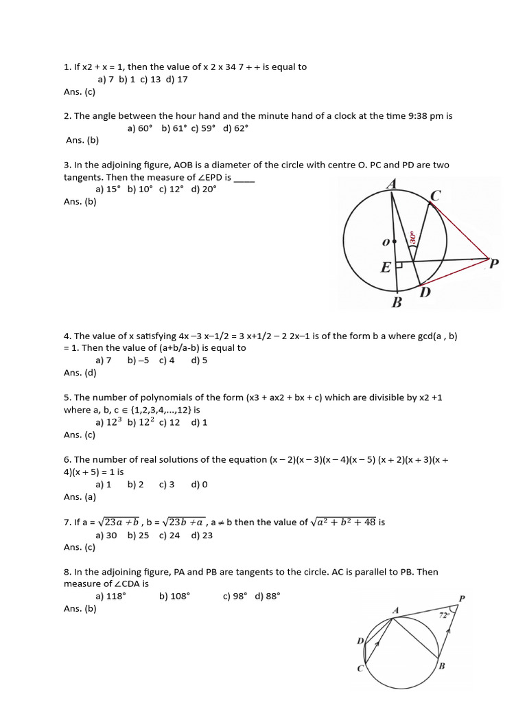 NMTC Question Paper-2024 Part-2 | PDF
