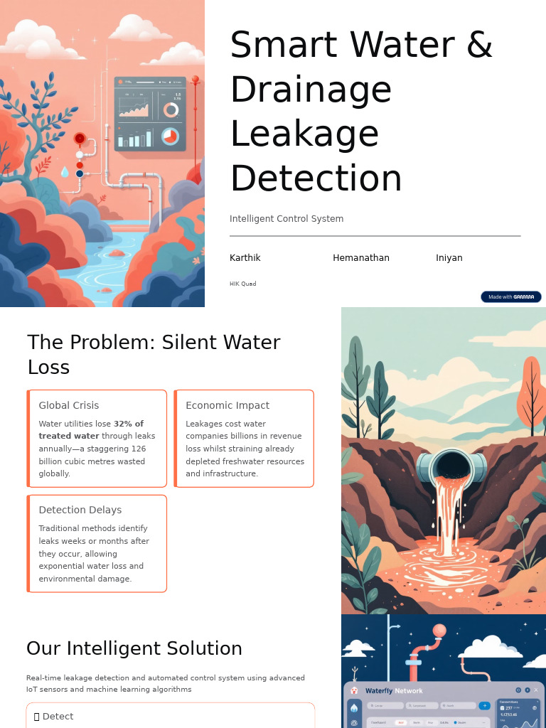 Smart Water Leakage Detection System | PDF | Leak | Water